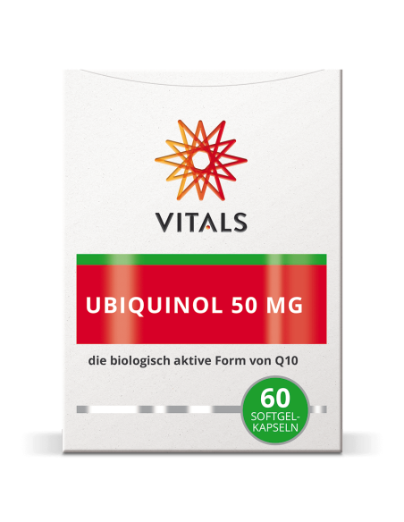 Ubichinol 50 mg (biologisch aktive Form von Coenzym Q10) Nahrungser...